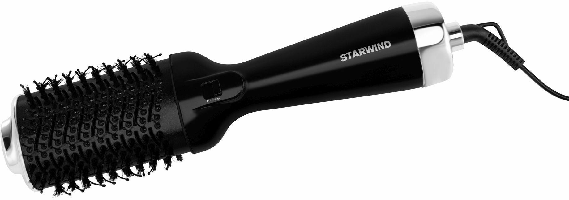 Фен-щетка Starwind мощность 1200 Вт, черный, серебристый (SHB 7760)