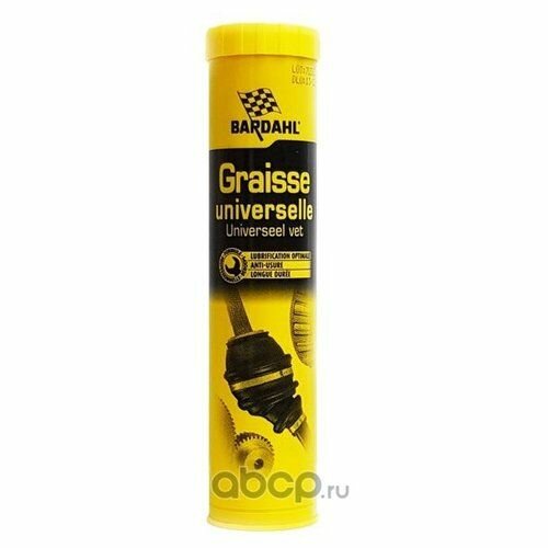 Смазка универсальная многоцелевая литиевая туба 400мл Bardahl 1528