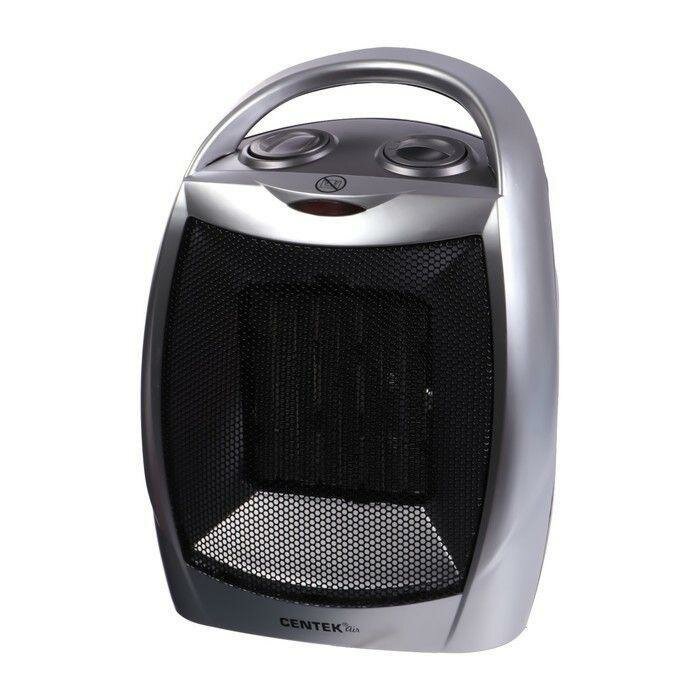 Тепловентилятор Centek CT-6020 1.5 кВт серый/черный CT-6020