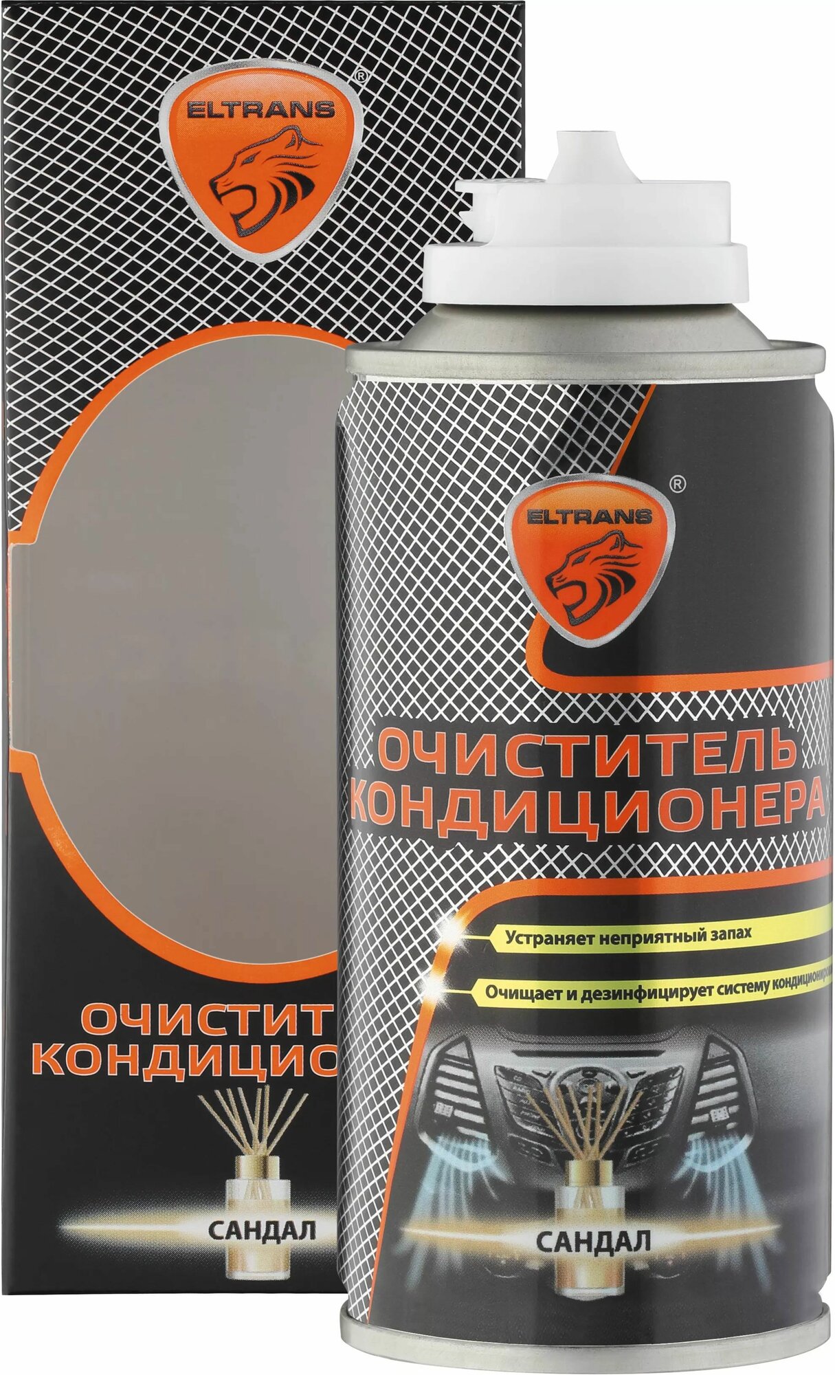 Очиститель кондиционера аэрозоль Сандал (Элтранс) 210мл