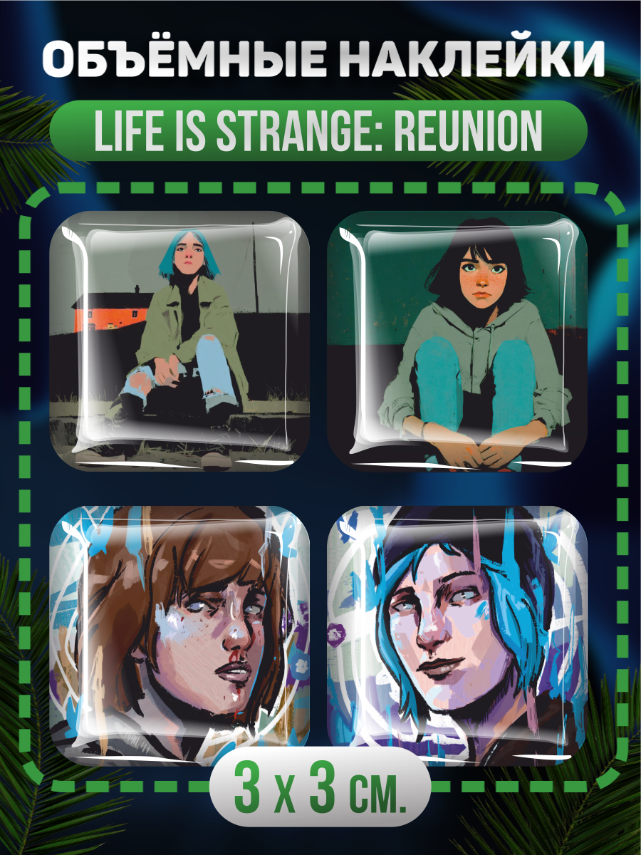 Наклейки на телефон 3D life is strange reunion