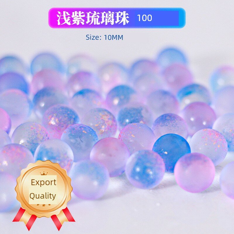 Кристаллический стеклянный песок для оформления аквариумов с рыбками бетта, декораций для аквариумов, имитации жемчуга,