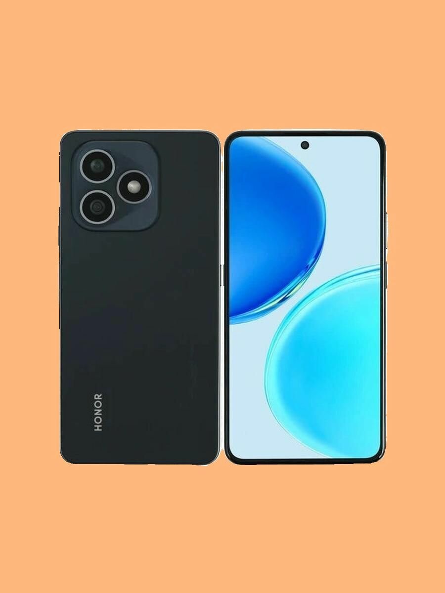 6.77" Смартфон HONOR X8d 128 ГБ черный ядер - 8x(2.9 ГГц), 8 ГБ, 2 SIM, AMOLED, камера 108+5 Мп, NFC, 4G, 7000 мА*ч