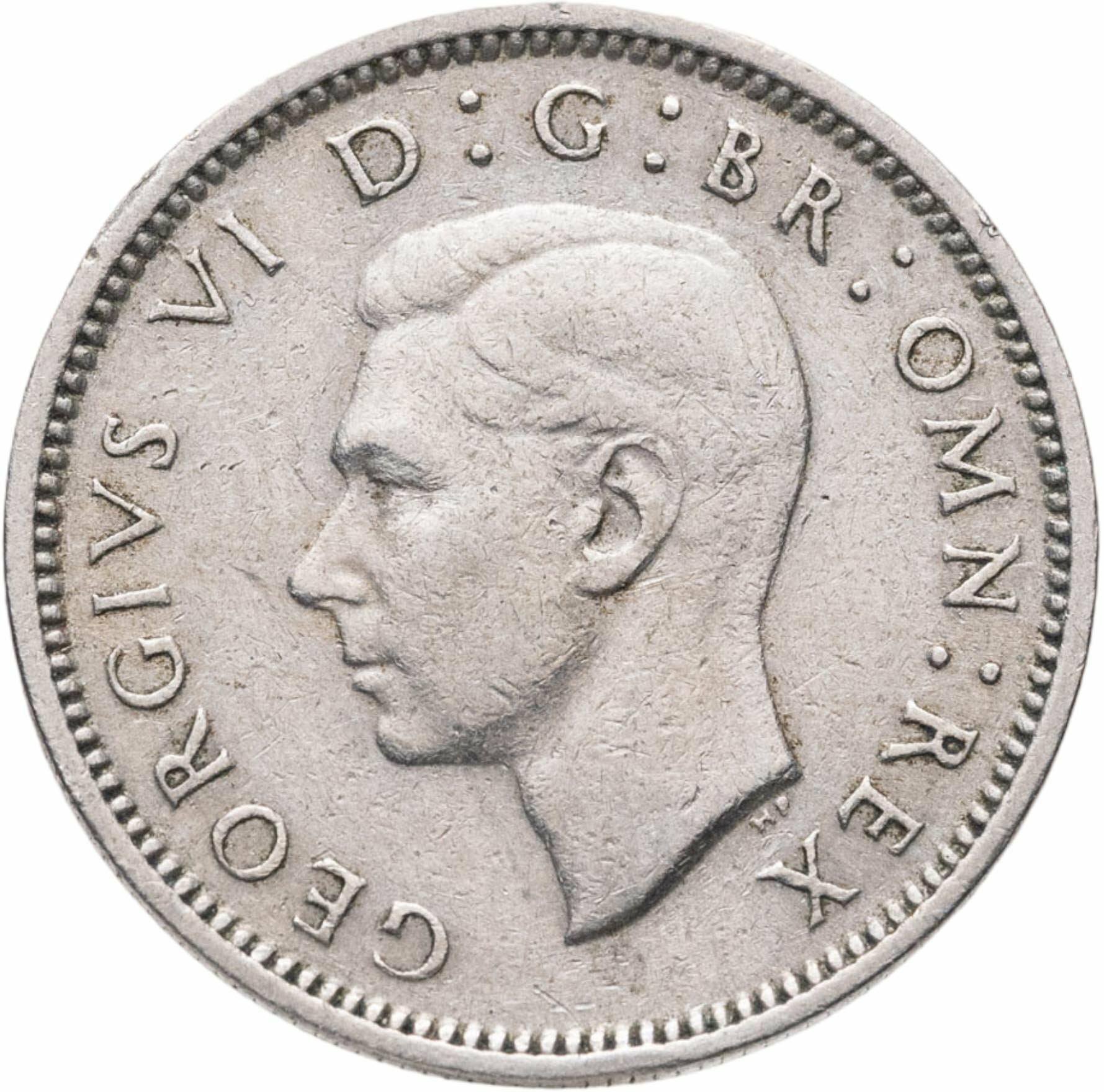 Великобритания 6 пенсов (pence) 1951