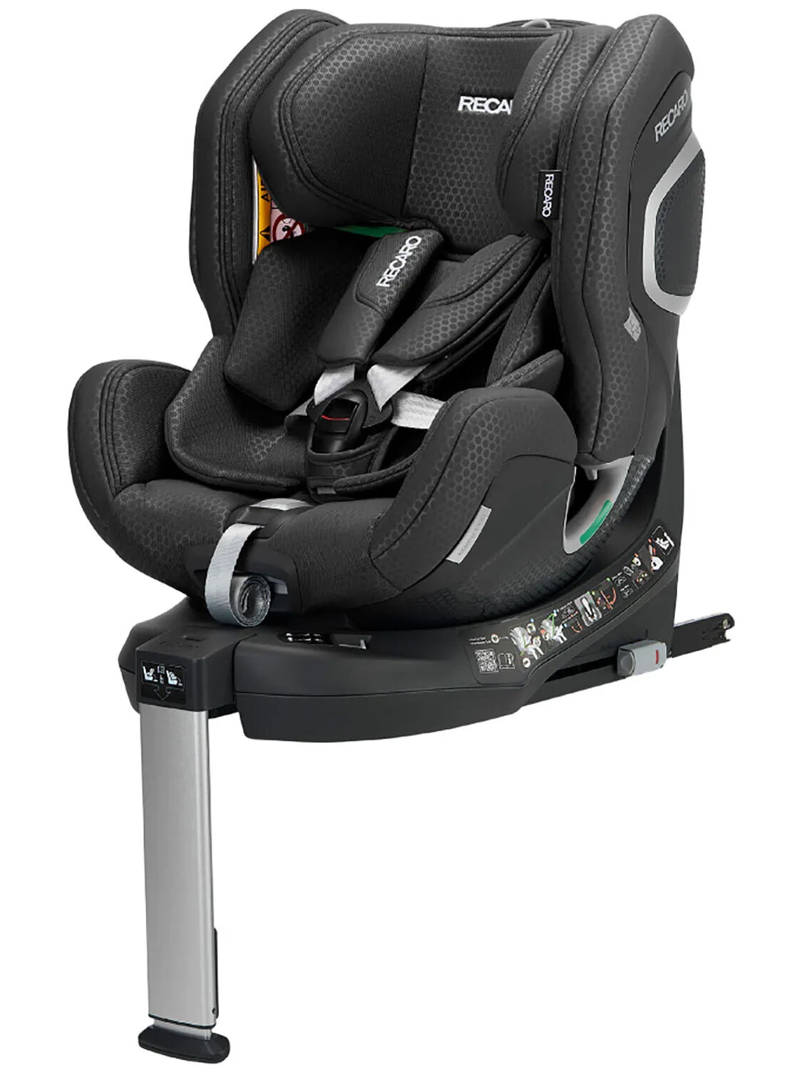 Автокресло 0+/1/2 Recaro XENON 1 Kid, черный (fresh black), от 3 мес до 7 лет, до 21 кг (61 до 125 см)