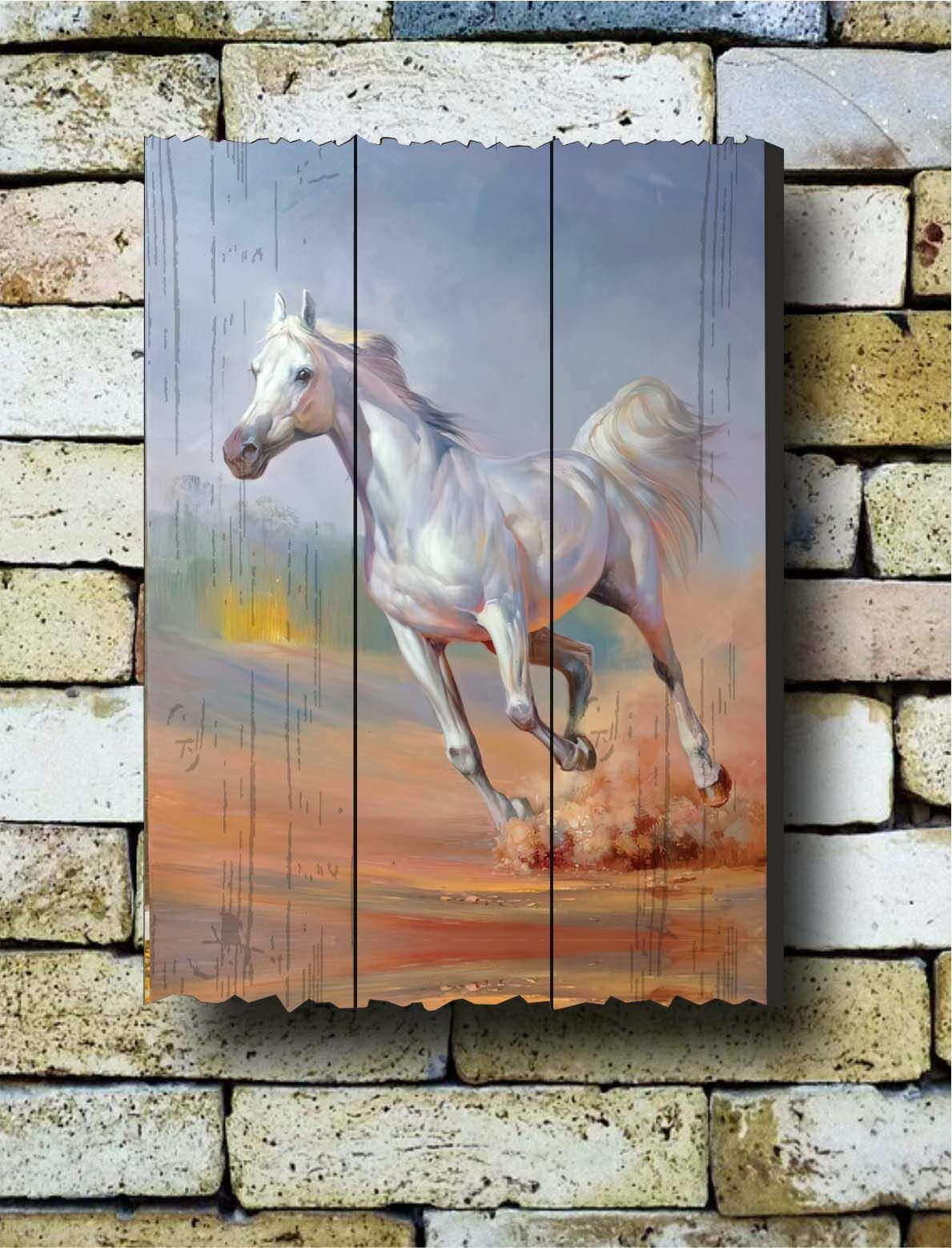 Картина на досках Лошадь, Пони, Кони, Pony32