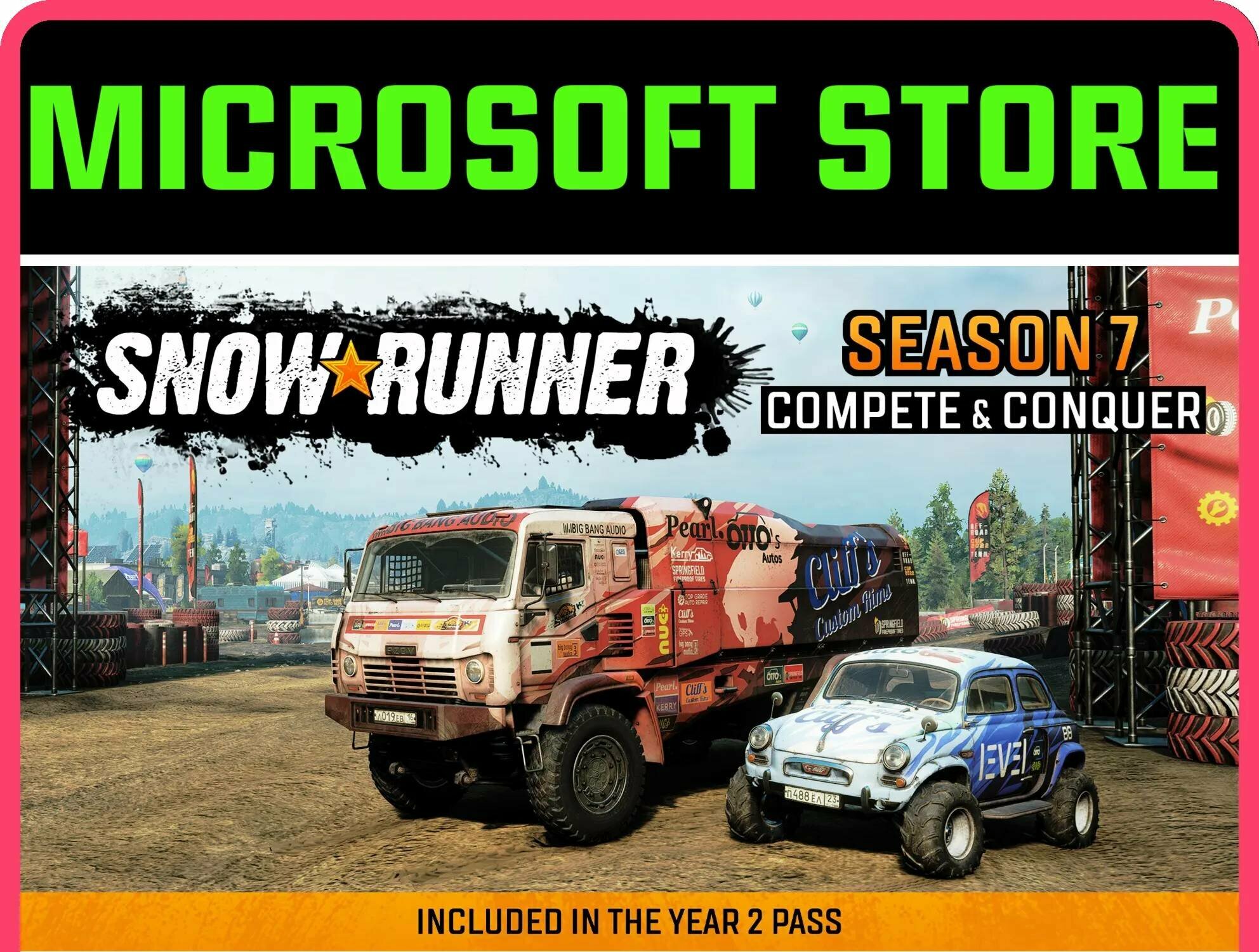 SNOWRUNNER - SEASON 7: COMPETE & CONQUER (WINDOWS 10) P | Работает на ваш акк | Игра навсегда | Быстрая доставка