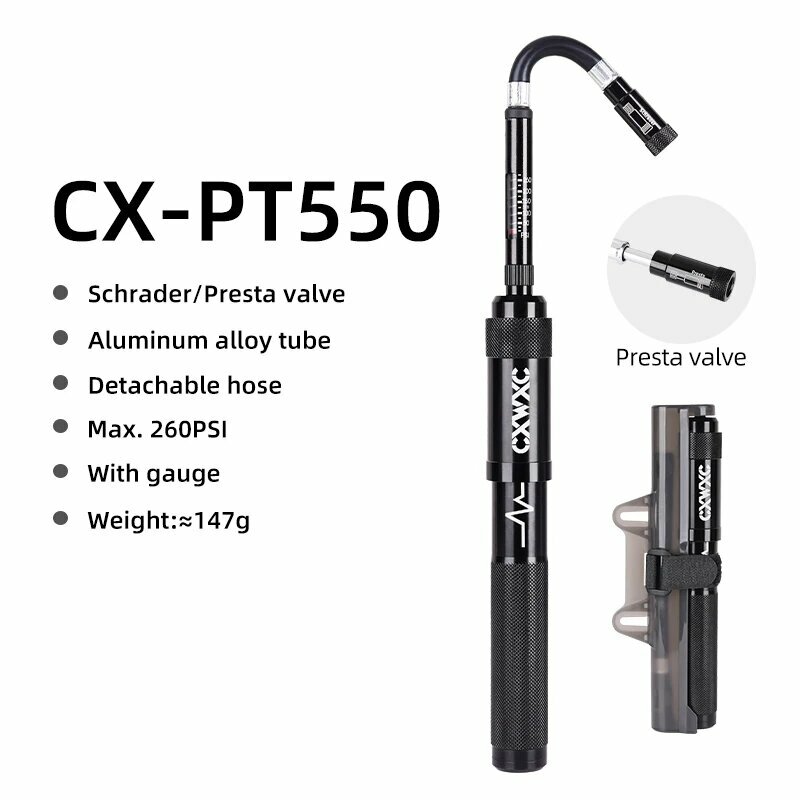 CXWXC Мини-насос для велосипедов 260psi