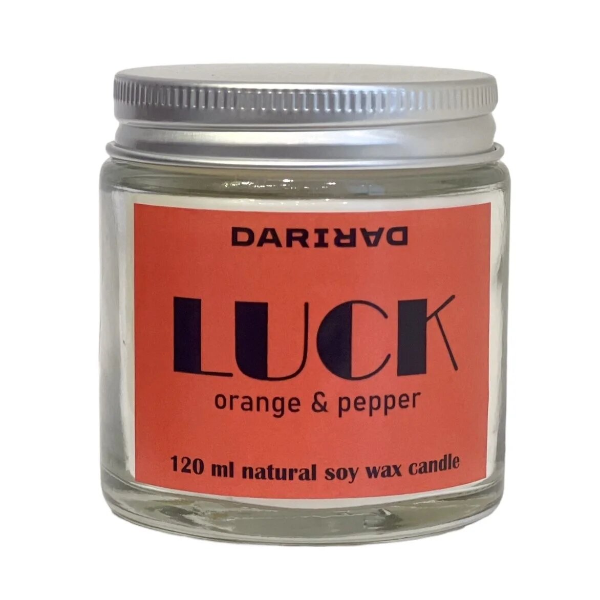Свеча соевая DARI DARI «Luck», апельсин и перец, 120мл