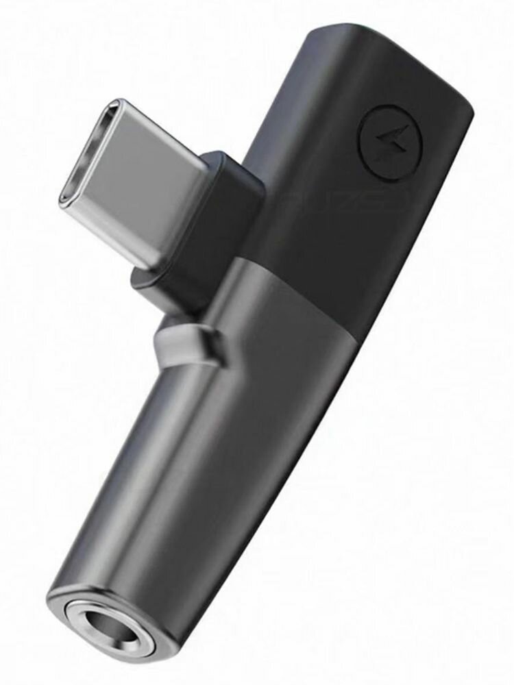 Адаптер 2 в 1 USB-C к 3.5мм+USB-C Поддерживает зарядку Переходник для наушников iPhone 15 16 17 ProMax Huawei xiaomi переходник для наушников USB-C адаптер 2 в 1 зарядка и aux