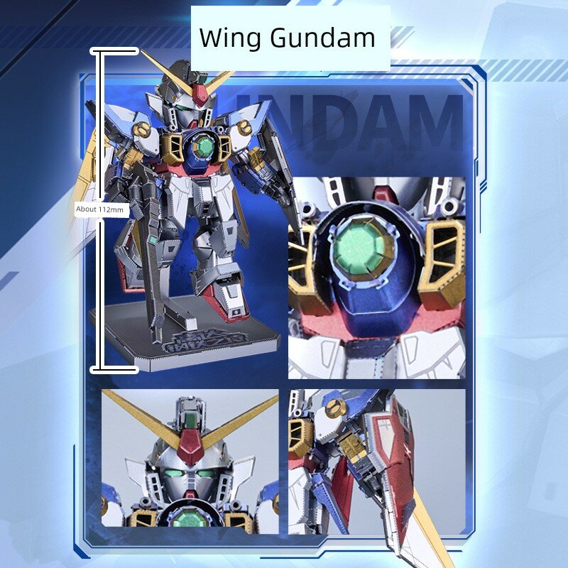 Wing Gundam Металлическая модельная комплект для самостоятельной сборки коллекционерам высококачественная