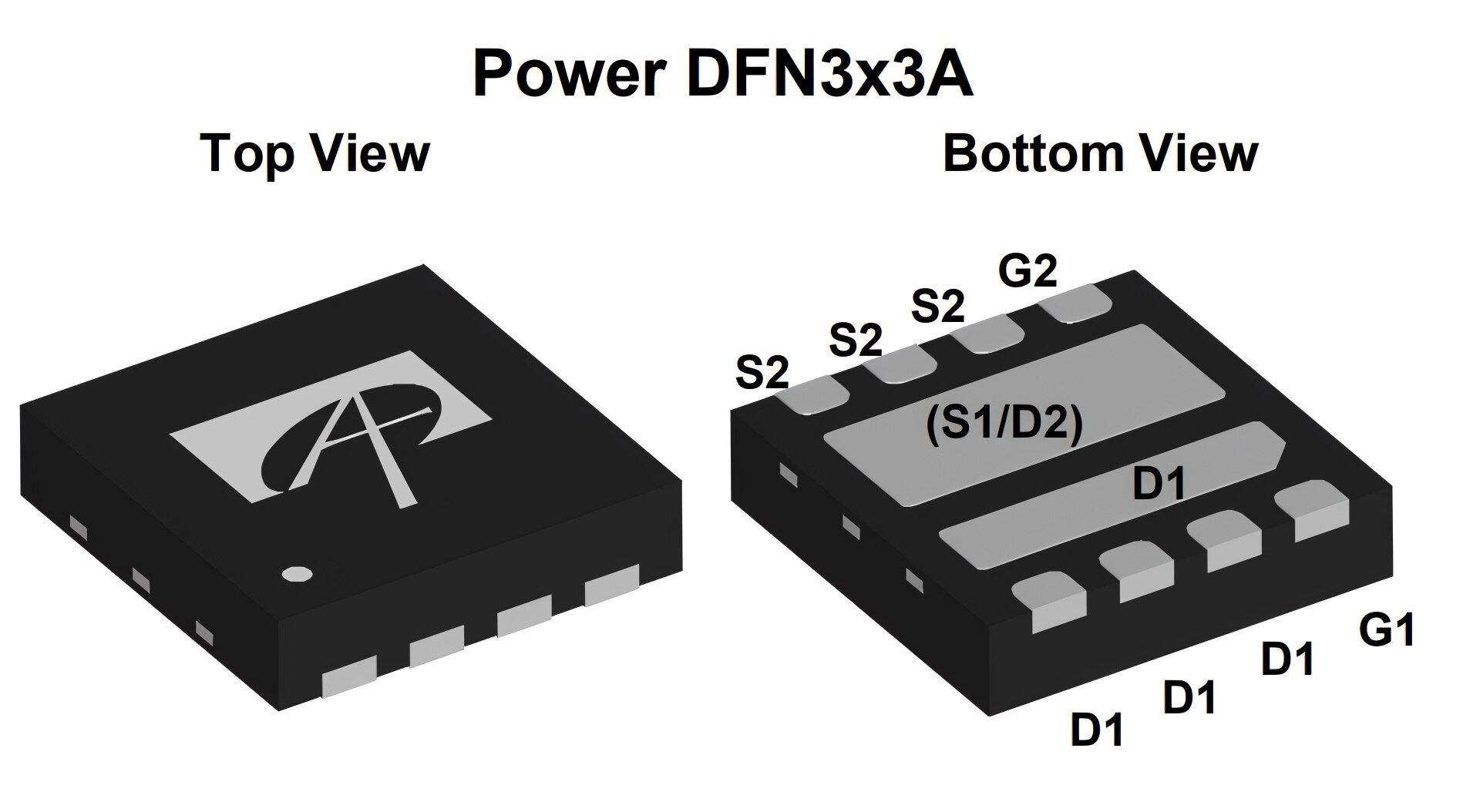 Микросхема AON7934 Dual N-Channel MOSFET 30V 16A/18A DFN3X3AEP2