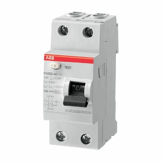 Выключатель дифференциального тока (УЗО) FH202 AC-40/0.1 ABB 2CSF202006R2400