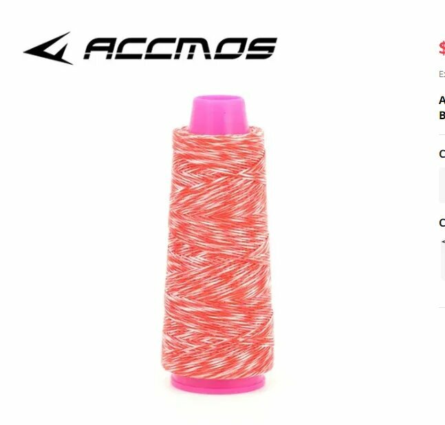 Тетива для лука Accmos, розово-белая