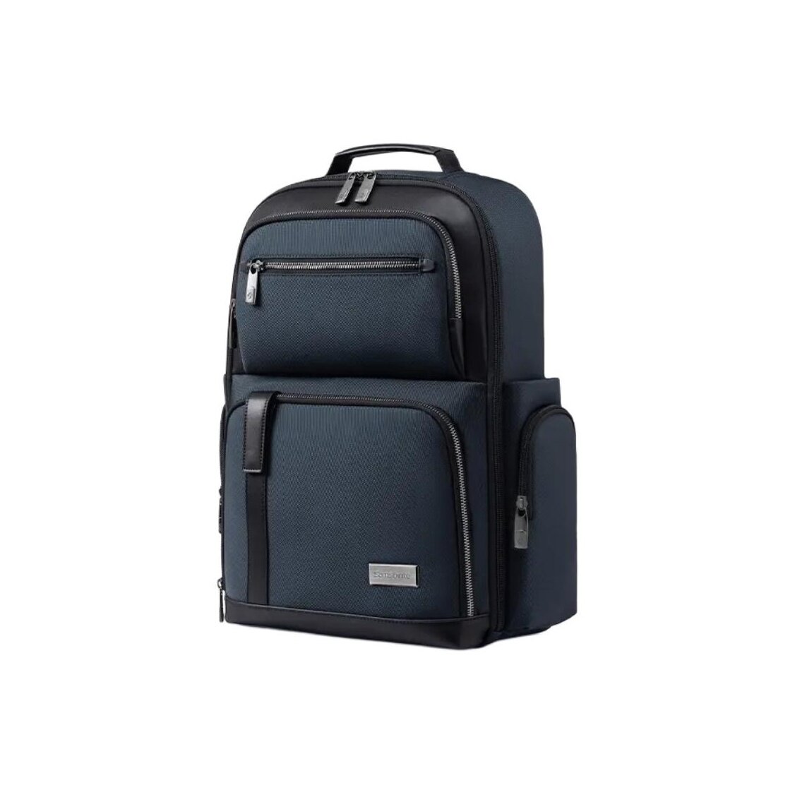 Сумка Samsonite, фактура стеганая, marine blue — фото 1
