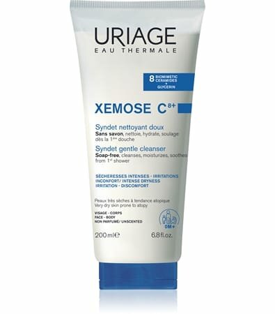 Средство для душа Uriage Xemose C8+ Syndet Gentle Cleanser, 200 мл