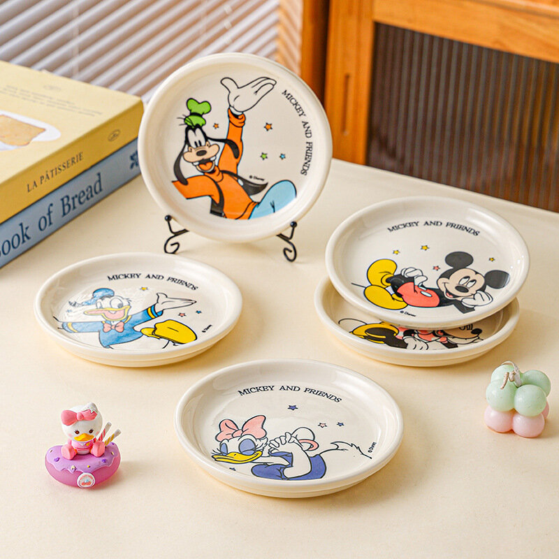 Керамическая десертная тарелка Disney Mickey, 15*2 см，Goofy
