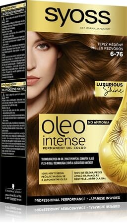 Краска для волос Сьёсс Oleo Intense, оттенок 6-76 тёплый медь, 1 шт