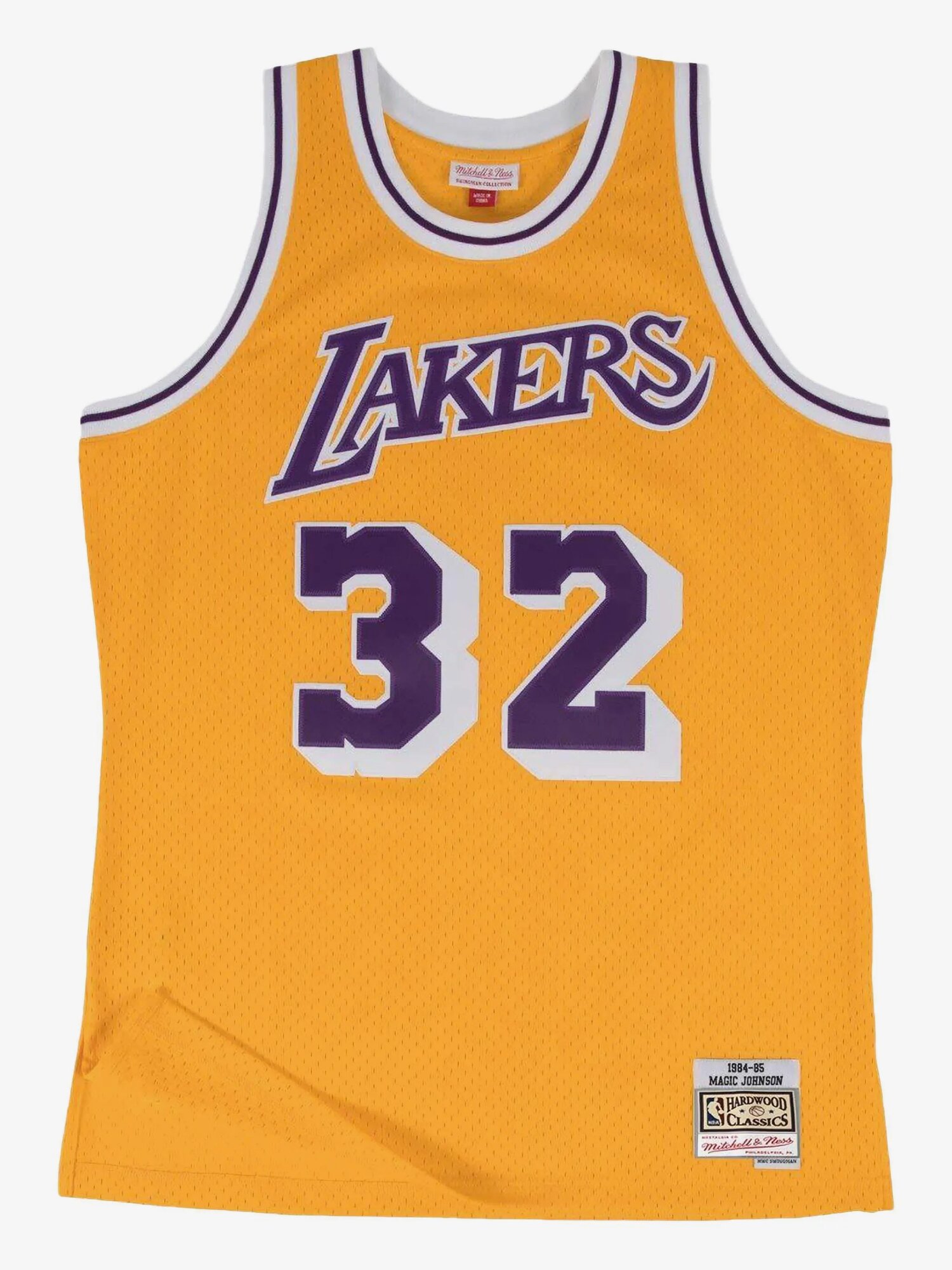 Топ Lakers 84 Magic Johnson Swingman Home NBA