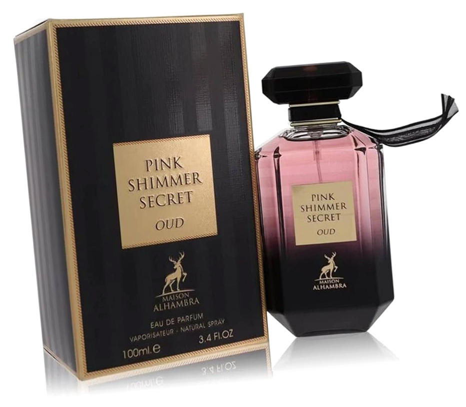 Женская парфюмерная вода Alhambra Pink Shimmer Secret Oud 100 мл - Альхамбра