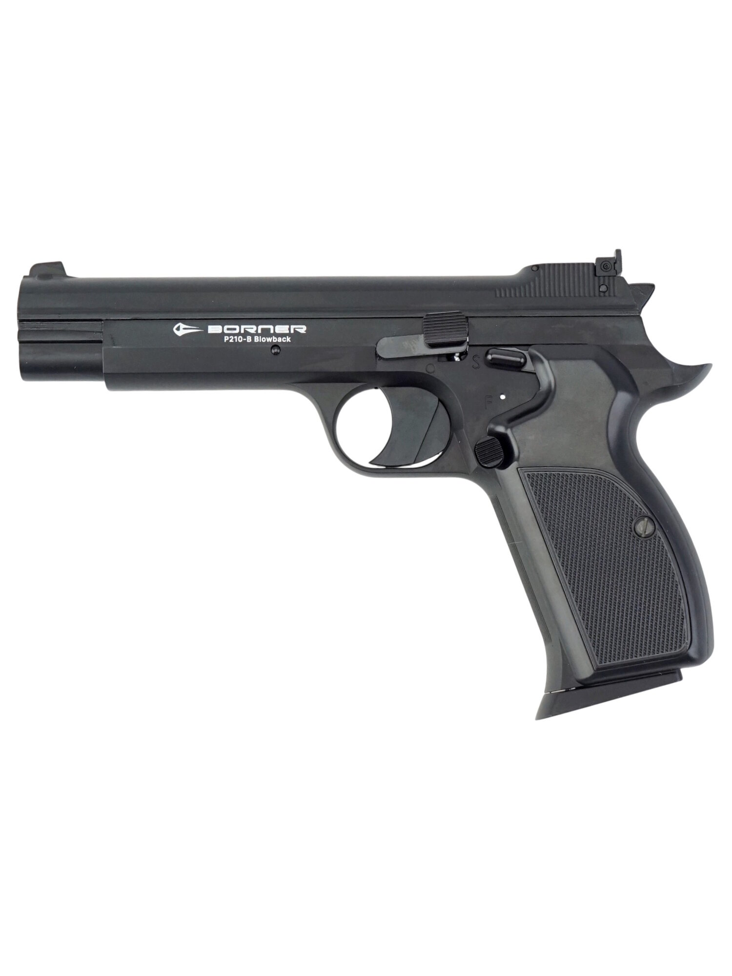 Пневматический пистолет Borner P210-B Blowback (Black)