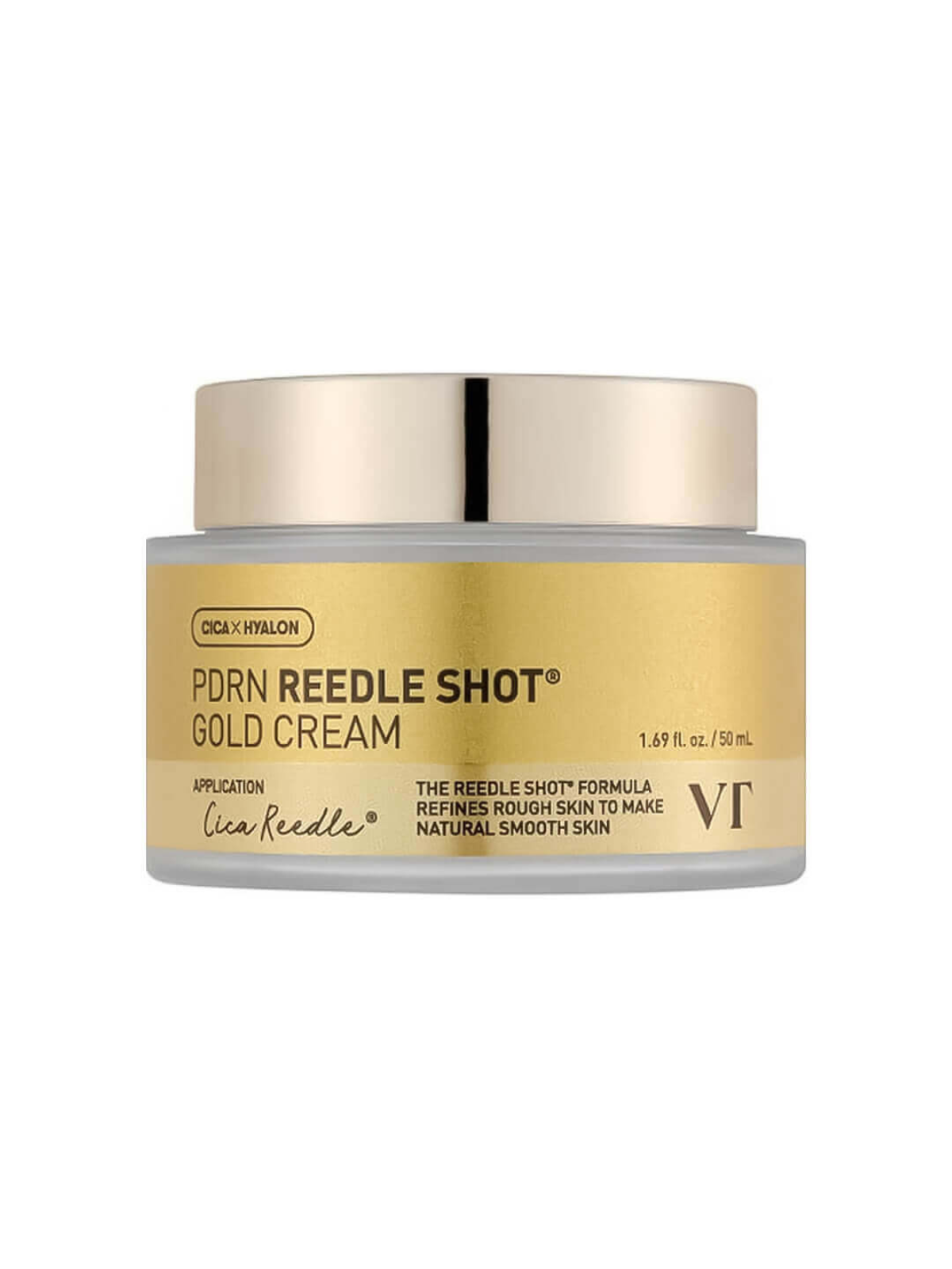 Омолаживающий крем с золотом и пдрн VT Cosmetics PDRN Reedle Shot Gold Cream