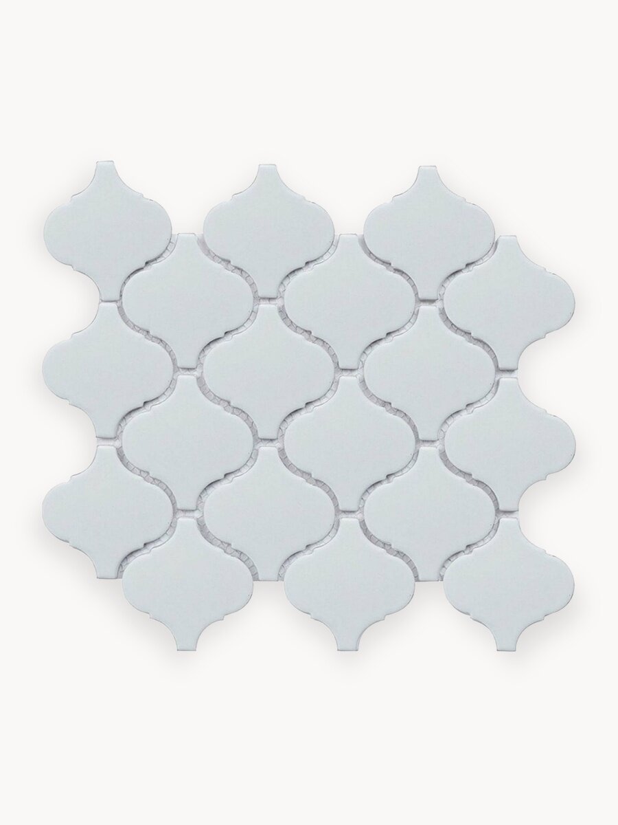 Керамическая мозаика StarMosaic Latern белая 28х24,6 см, матовая, 1шт