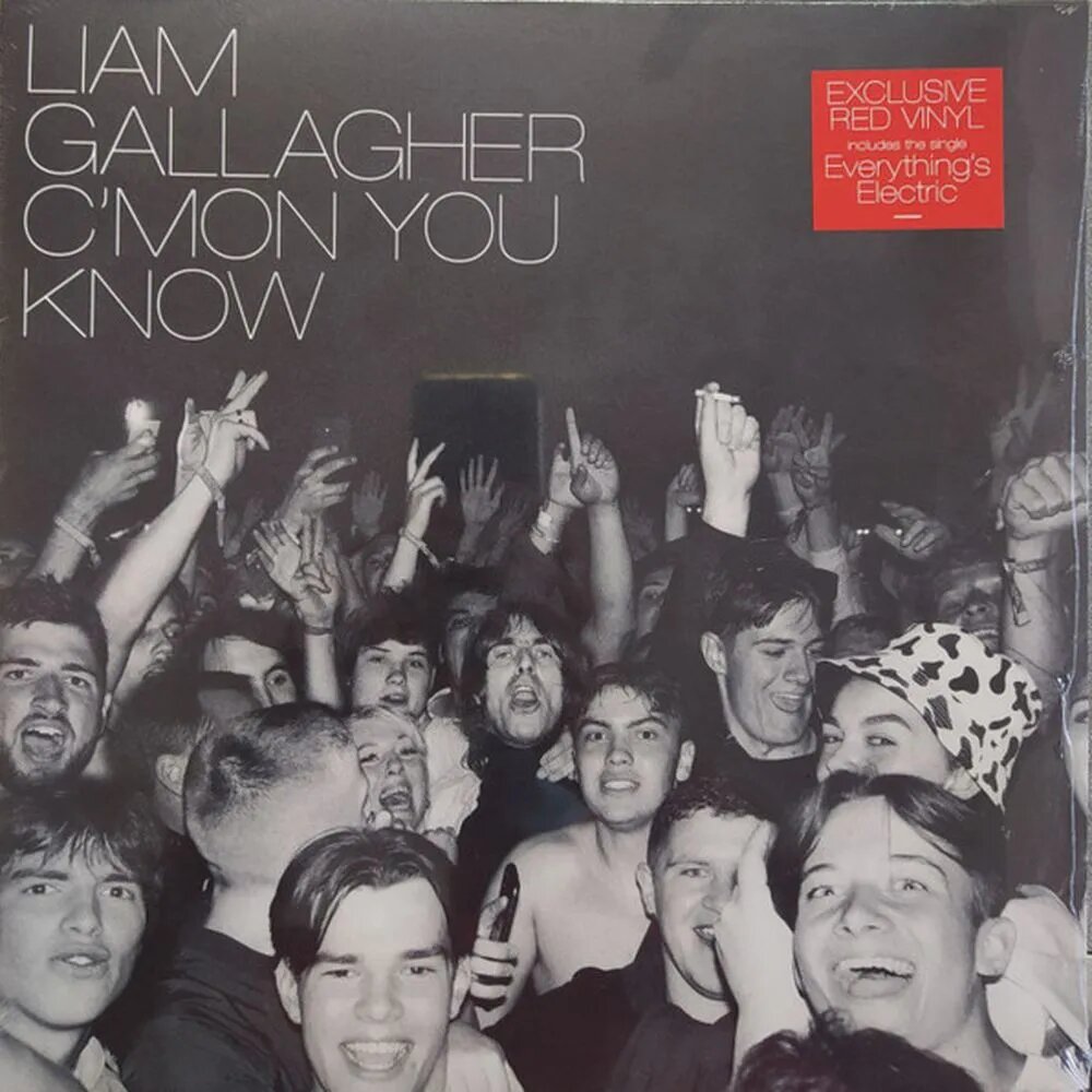 Liam Gallagher C'mon You Know 1LP Gatefold Красный винил Indie Rock