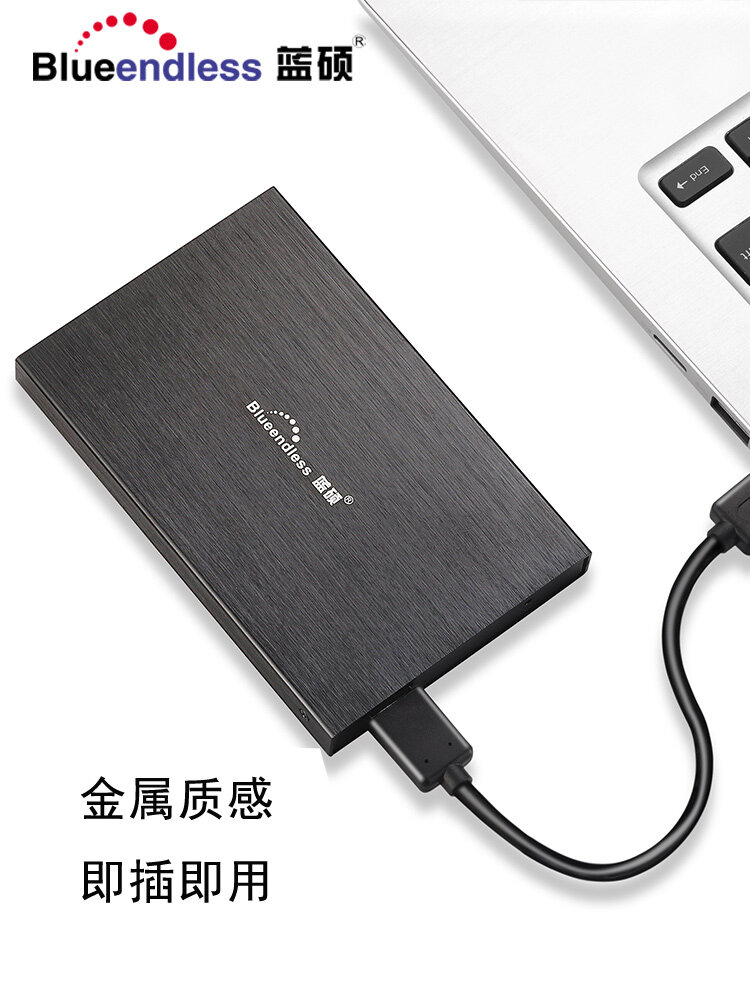 500 ГБ портативный внешний жесткий диск USB 2.0 черный зашифрованный высокоскоростной мобильный накопитель для ноутбука