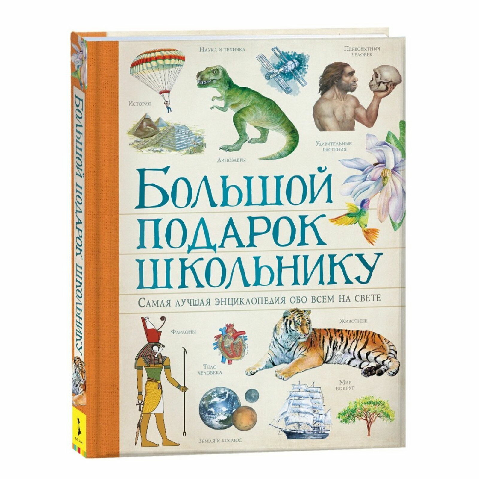 Энциклопедия детская "Большой подарок школьнику", тема энциклопедии: динозавры
