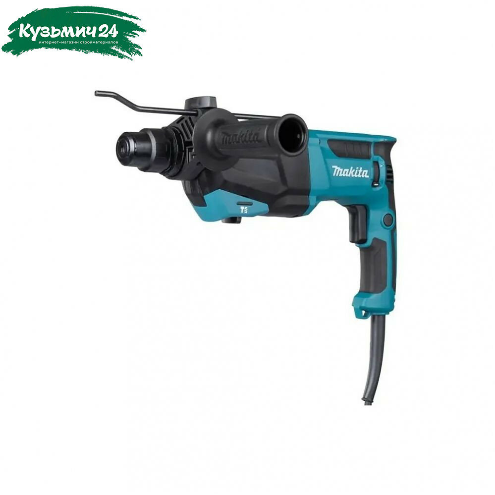 Перфоратор сетевой Makita HR2670 щеточный двигатель, хвостовик SDS-Plus, 800 Вт