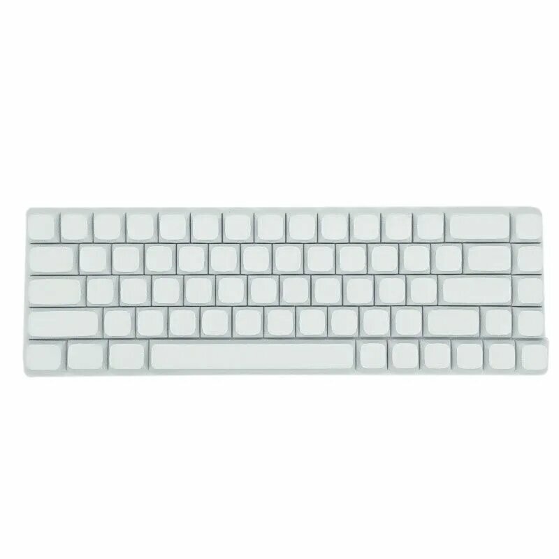 Xda profile blank Keycaps Толстые сублимации PBT для 68 KYS Механическая клавиатура Минималистичный набор белых клавиш