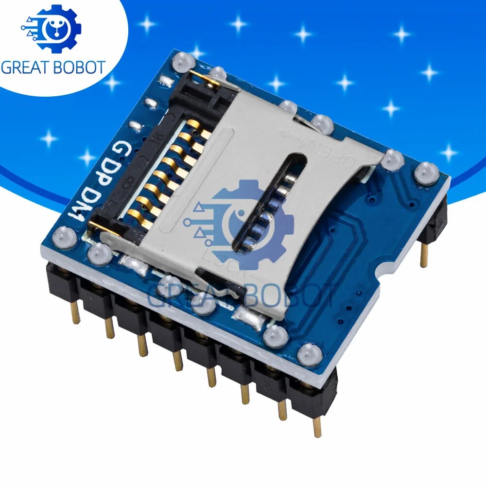 Мини-SD-карта звуковой модуль MP3 Baishundianzi для Arduino