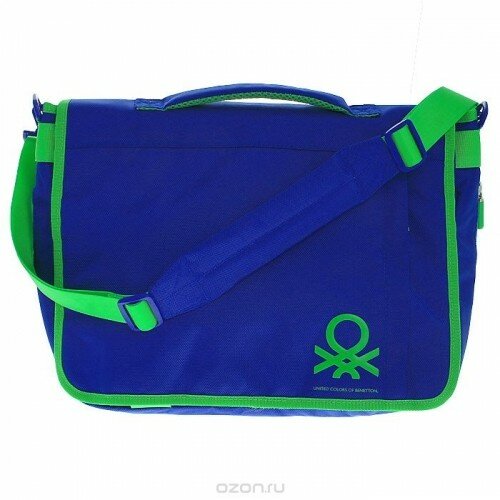 Сумка Benetton laptop messenger blue (45*35*8 см)