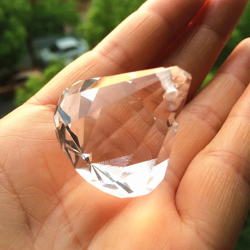 Хрустальный канделябр TZ, 30х40 мм, шампань/прозрачный Clear