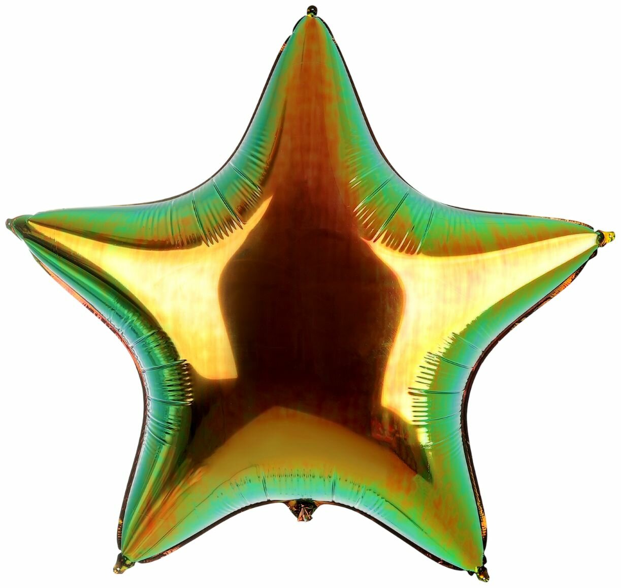 Воздушный шар-фигура фольгированный "Звезда" 32", под воздух, надувной воздушный шарик из фольги, большой шар для фотозоны на праздник и день рождения