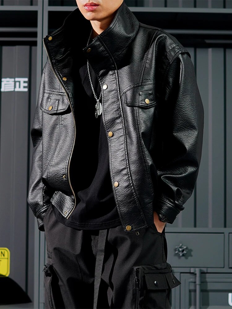 Куртка кожаная