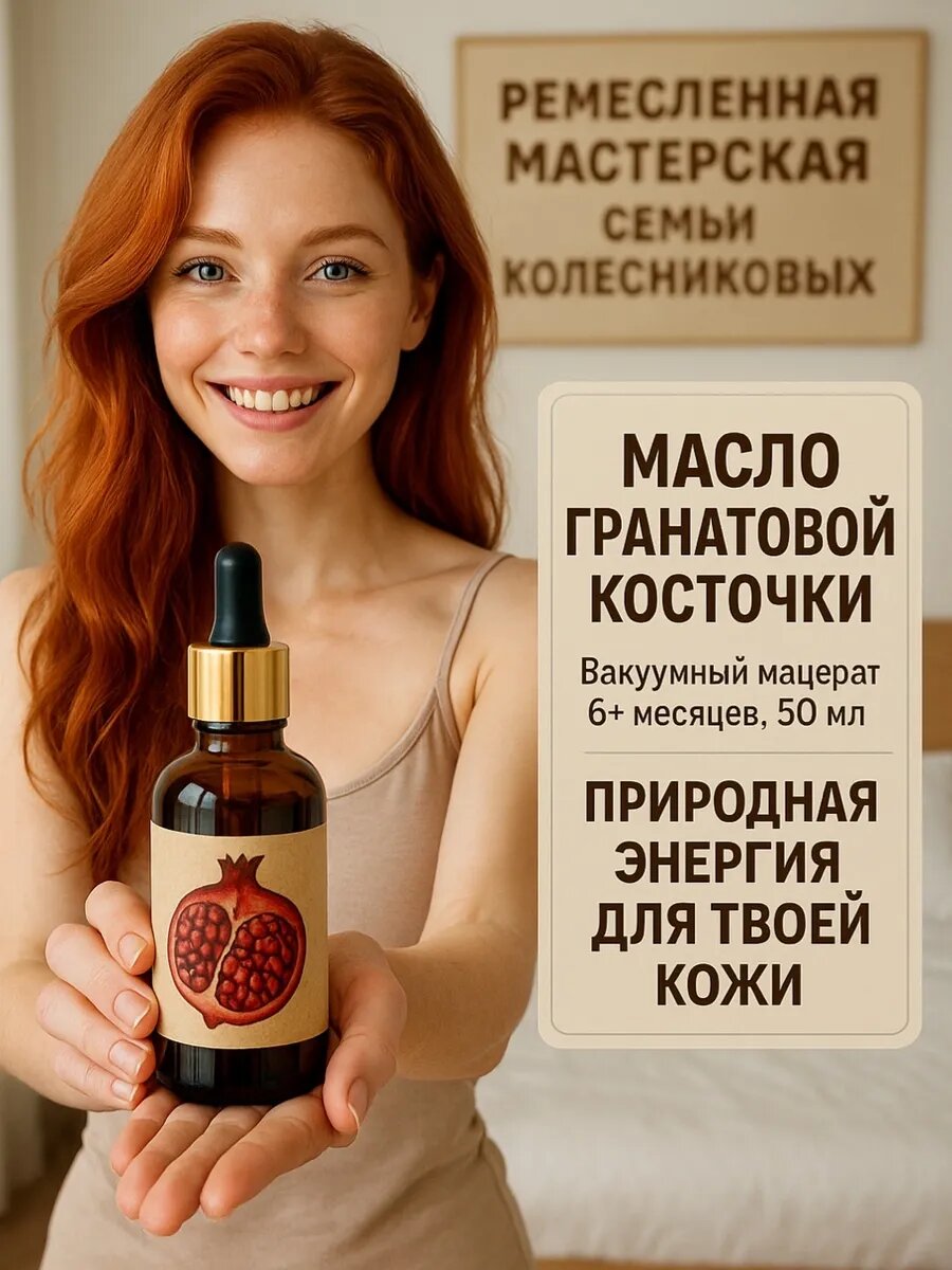 Масло гранатовой косточки мацерат - 50 мл