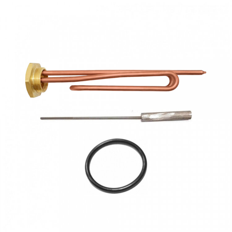 Комплект ТЭН 2кВт (2000Вт) RCT, резьбовой 42мм для Ariston, De Luxe, Real, Thermex + прокладка + анод, 20251K
