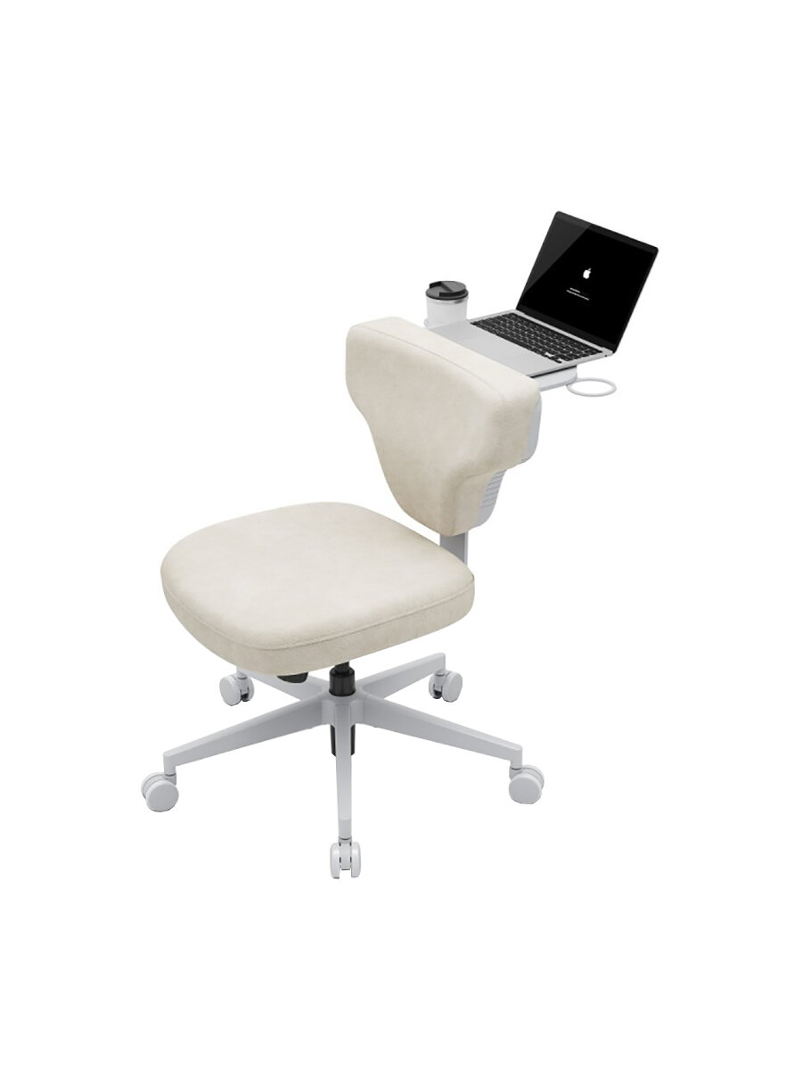 Кресло-трансформер FoxGear SHORTZ Fabric Creamy White (Size 1)