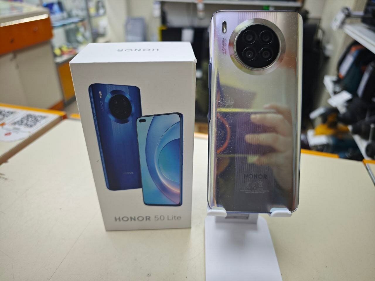 Дефект! Смартфон HONOR 50 Lite 6/128 ГБ RU, бу/уценка