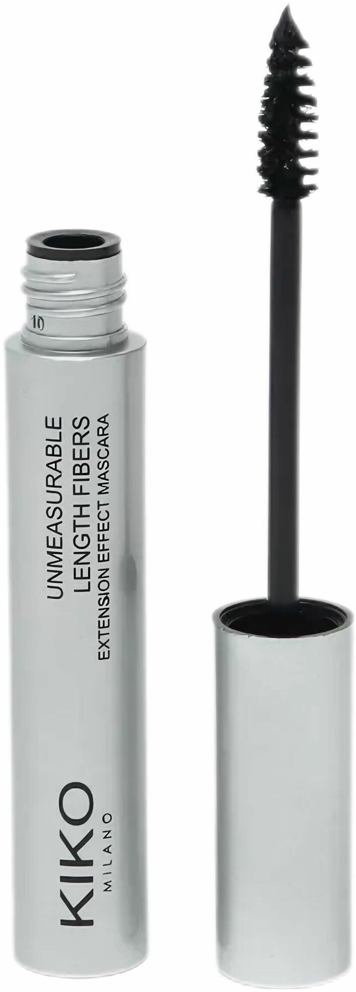 KIKO MILANO Водостойкая черная удлиняющая тушь для ресниц Unmeasurable Length, 4 мл