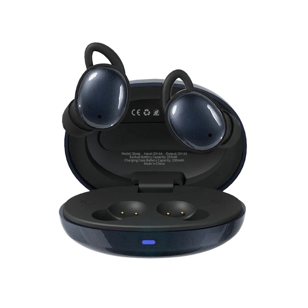 CCA Sleep In-Ear Wireless Headphones TWS Active Noise Canceling Earbuds Low-Latency Gaming Earphones 6mm Driver Unit Earphones