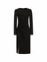 Платье DOLCE & GABBANA Structured cady dress, размер 46, черный