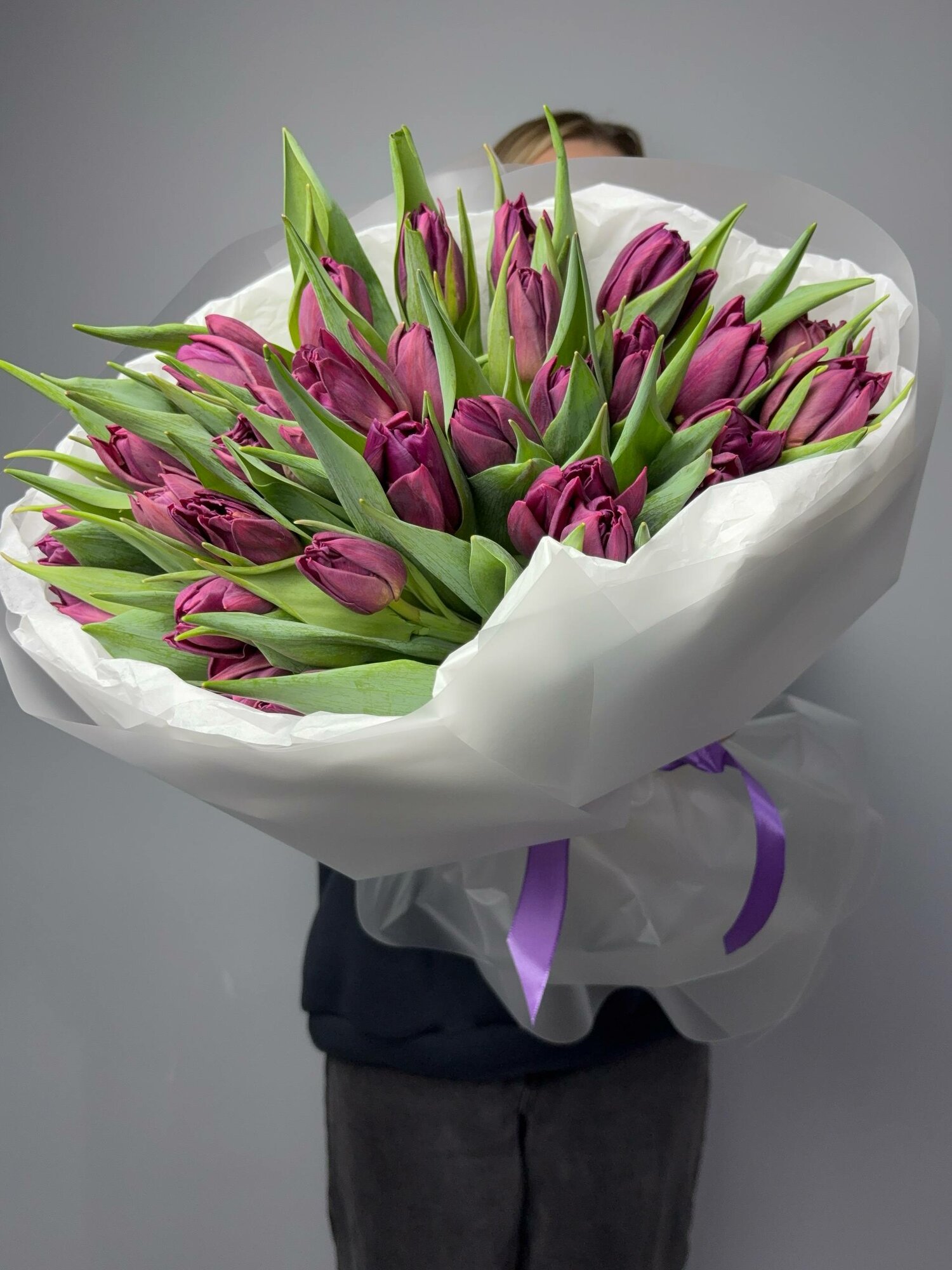 Огненное сердце: 25 красных тюльпанов – FRESH FLORA купить свежие цветы с доставкой