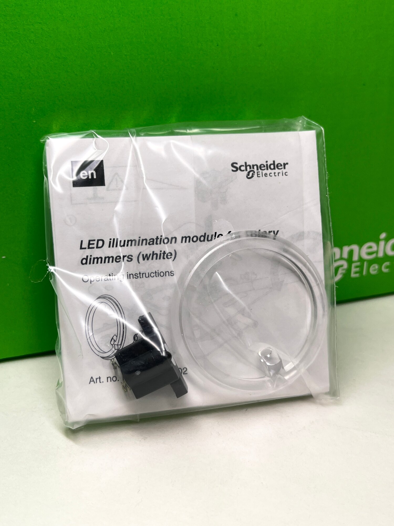 Модуль LED подсветки Schneider Electric Merten D-Life для поворотных светорегуляторов. Белый MTN5300-0002