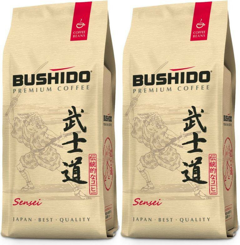 Bushido Sensei кофе в зернах 227 гр (упаковка 2шт)