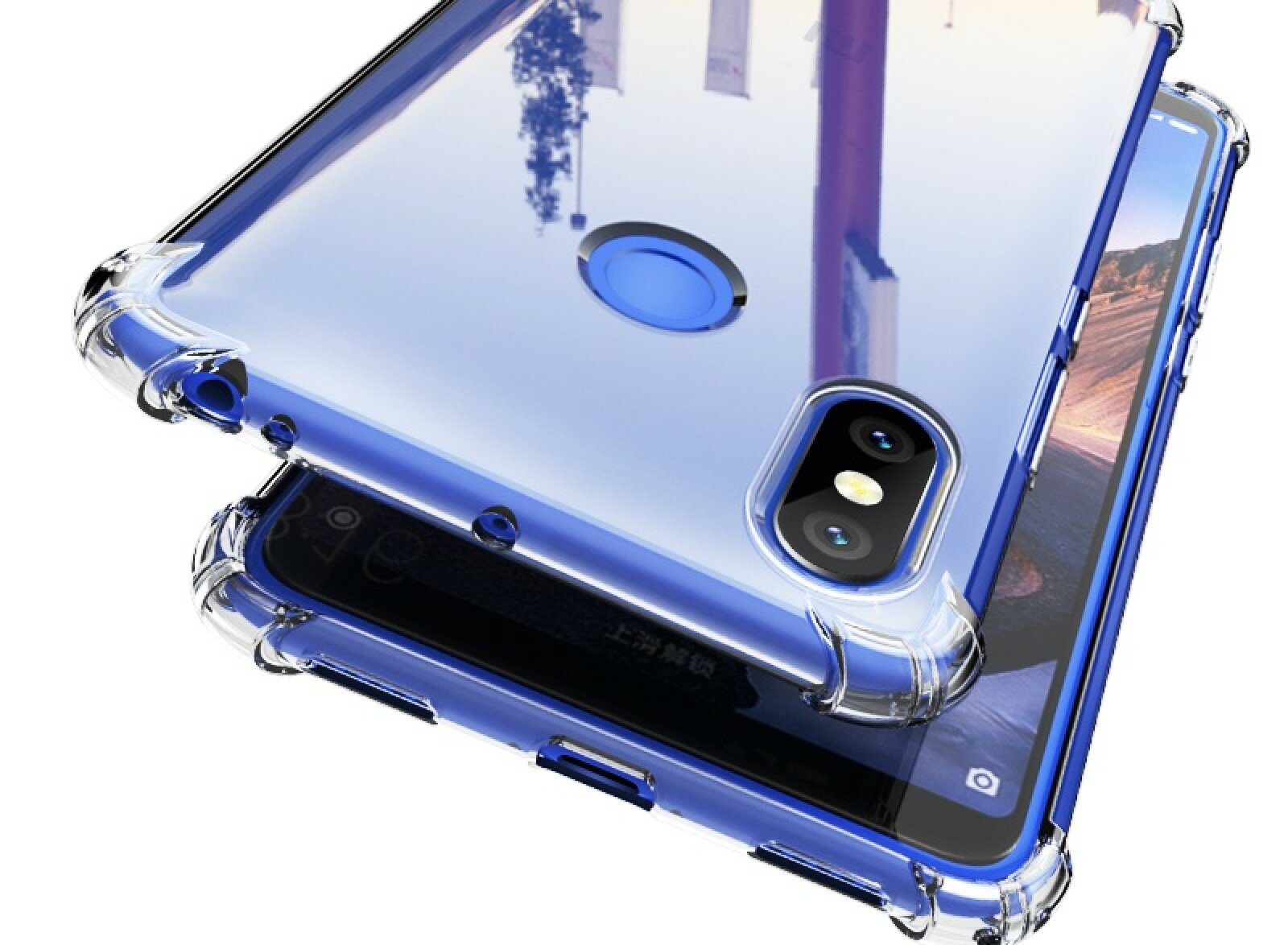 Чехол накладка MyPads для Xiaomi Mi Max 3 с прозрачным силиконовым корпусом и защитой боковых кнопок