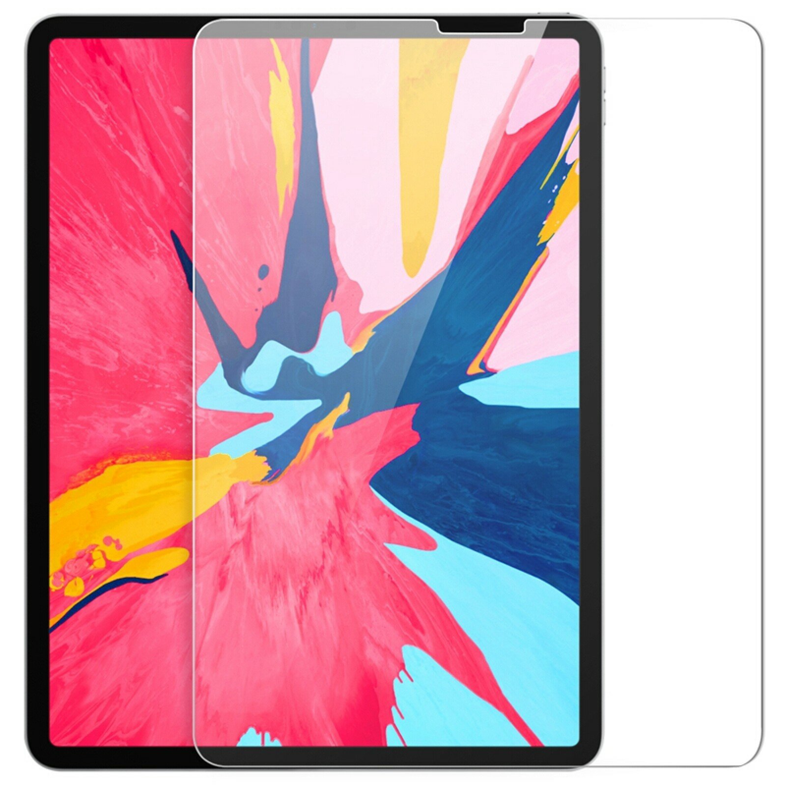 Защитное противоударное стекло MyPads для iPad Pro 11 (2018) с олеофобным покрытием