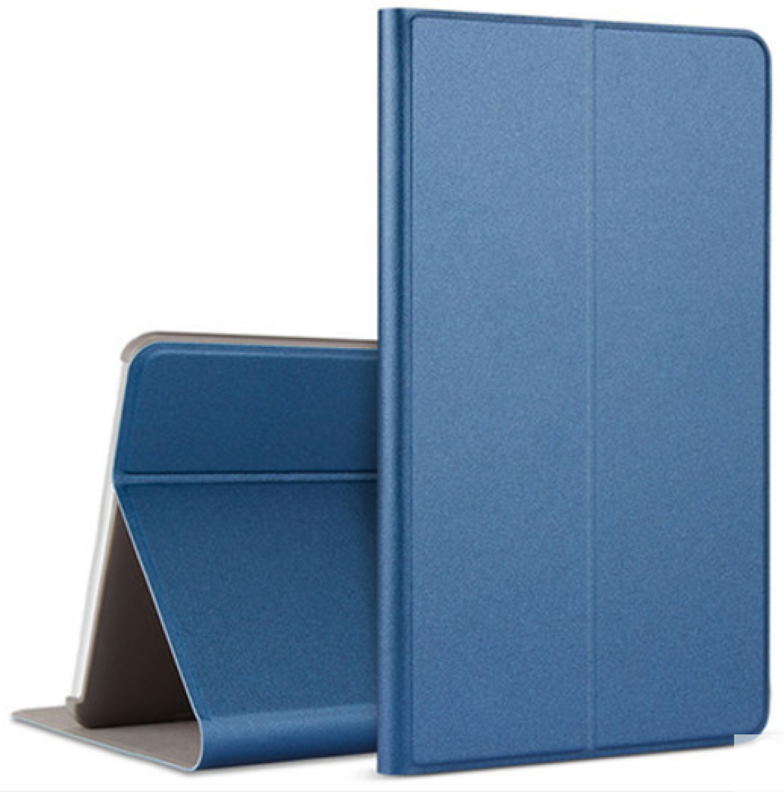 Чехол-обложка MyPads для Huawei MediaPad M5 Lite 10 синий кожаный с функцией подставки